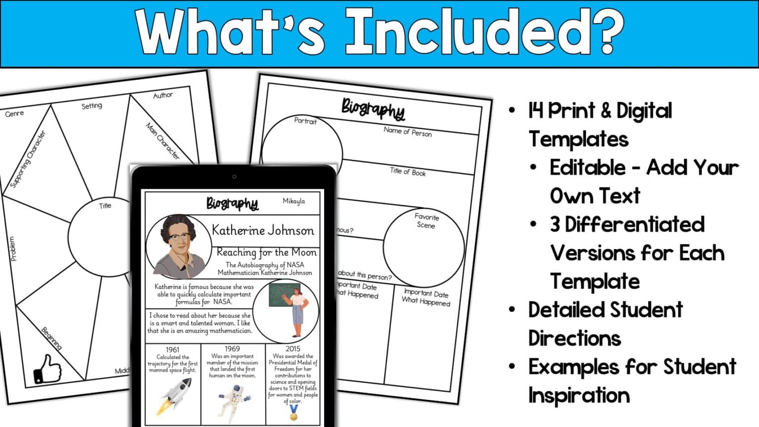 One Pager Book Reports - Fun and Engaging Book Report Templates for any ...