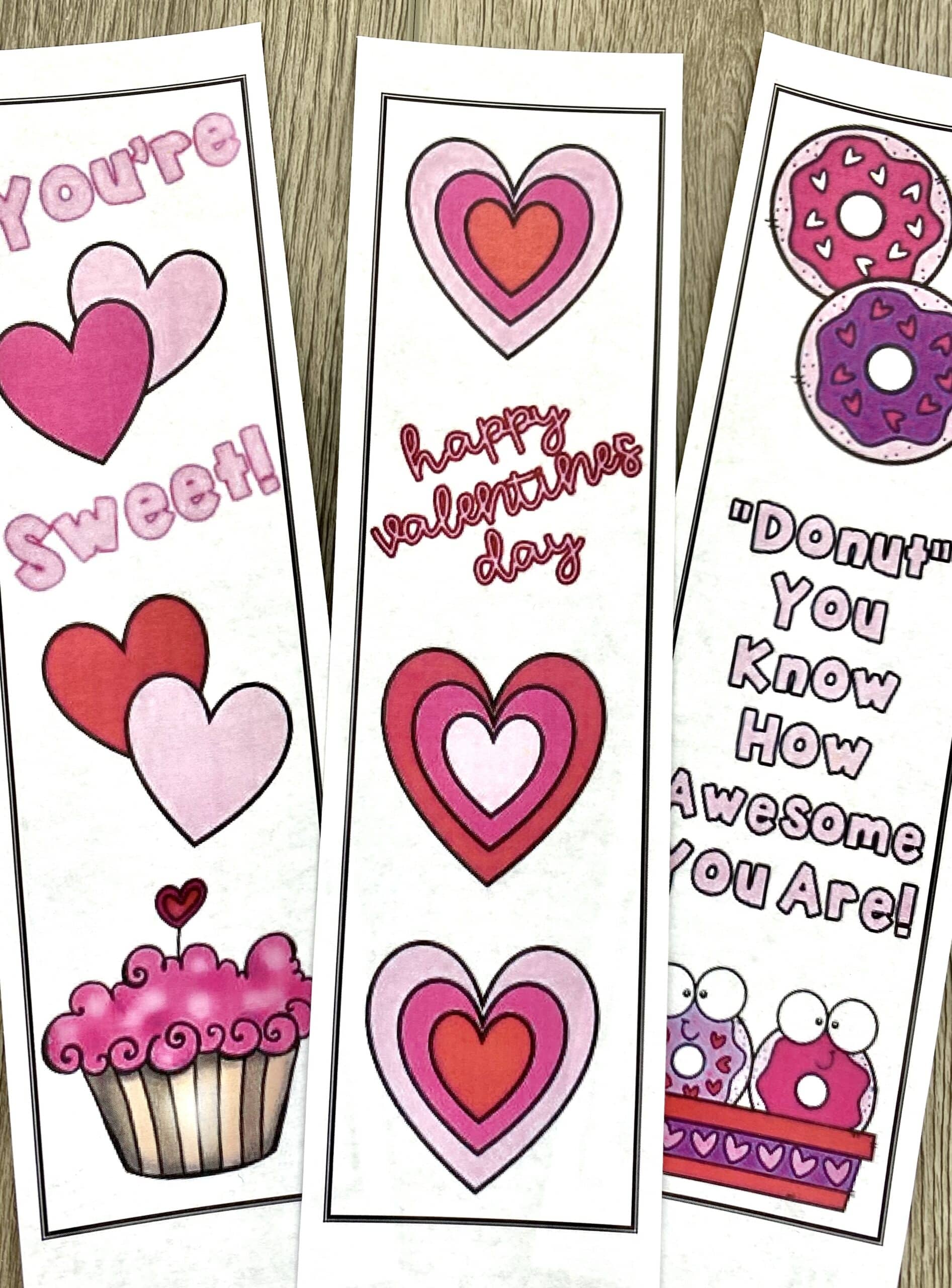 Valentine's Day Activity Book and Bookmarks - Teach With Tina