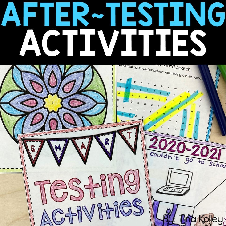 After Testing Activities Testing Motivation Testing Coloring