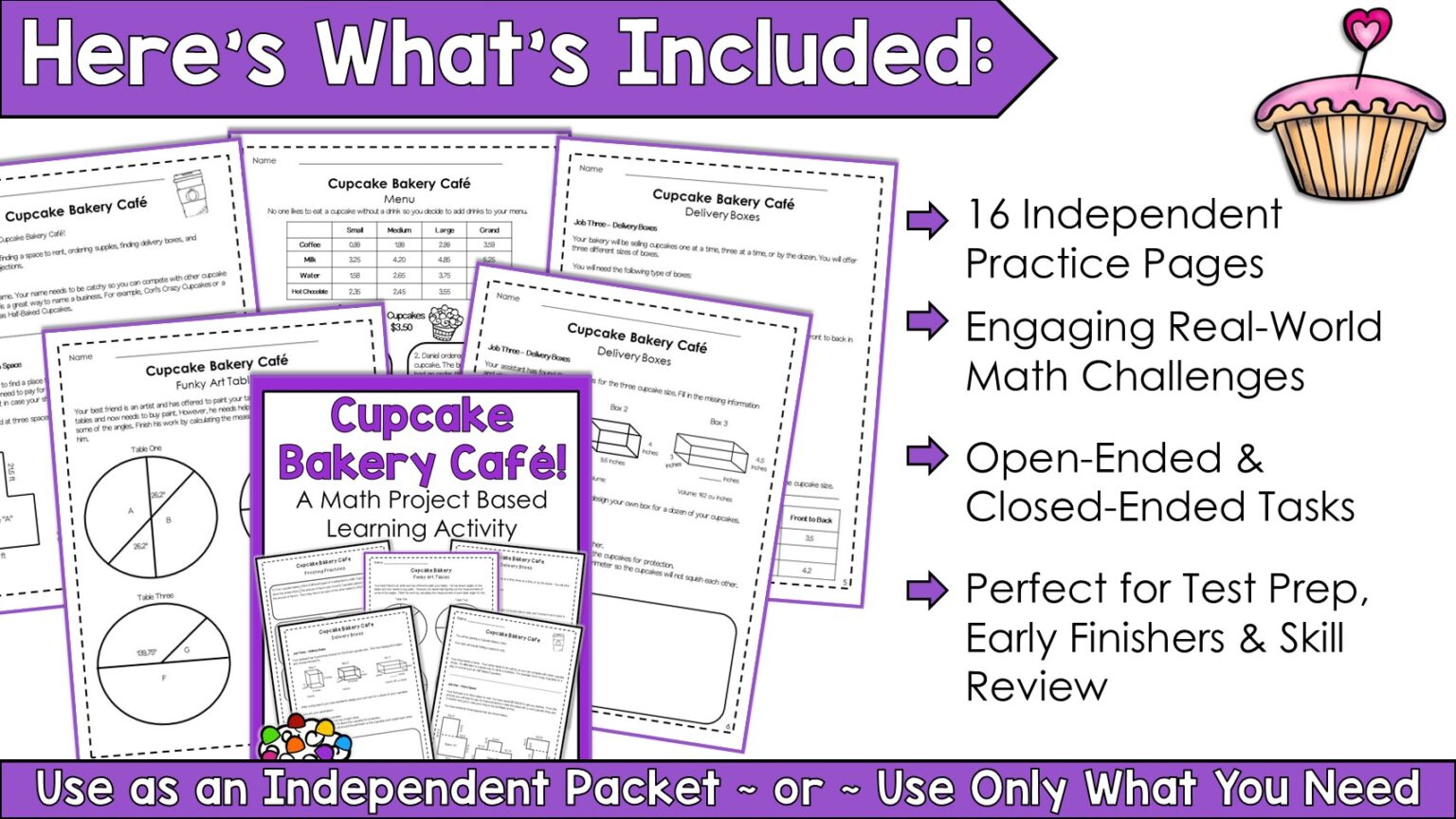 Project Based Learning Math - SBAC Math Performance Task - Teach With Tina