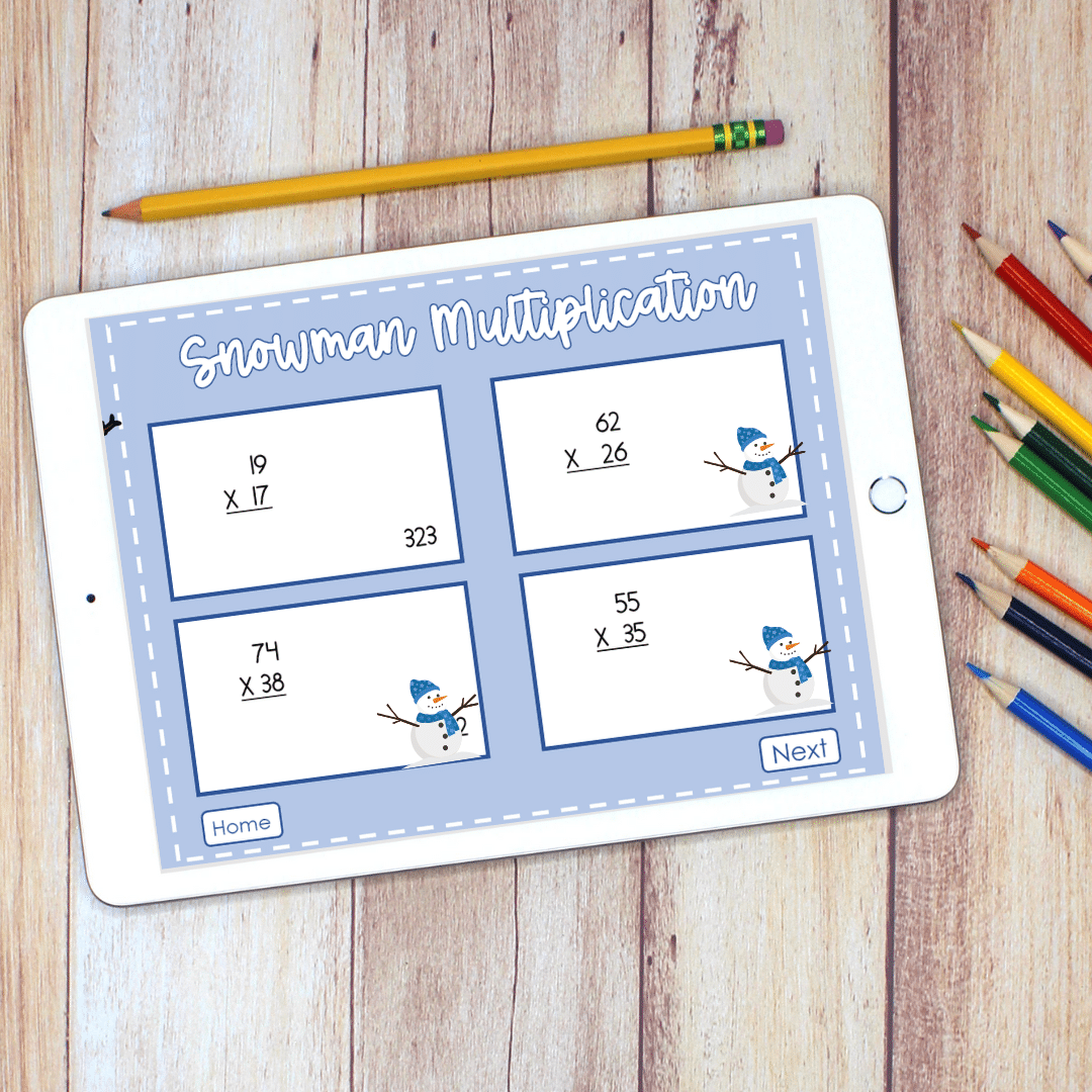How to Add Excitement to Double Digit Multiplication Practice - Teach ...